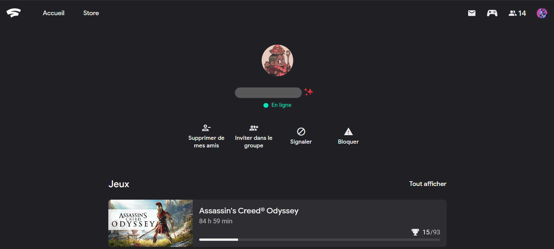 Le profil Stadia vient d'arriver, le social s'améliore - Brèves ...
